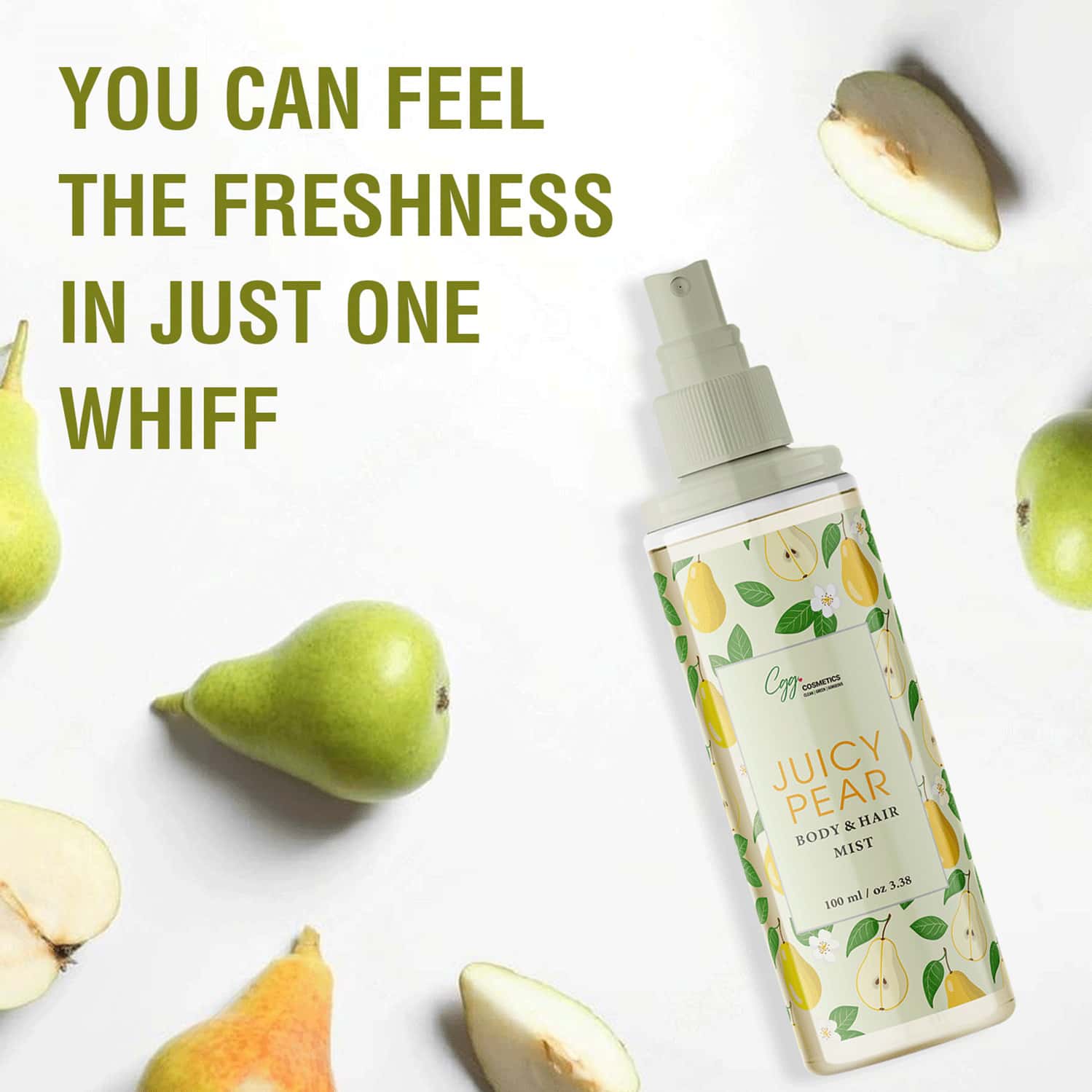 Buy CGG COSMETICS JUICY PEAR BODY MIST - 100ML Online & Get Upto 60% ...