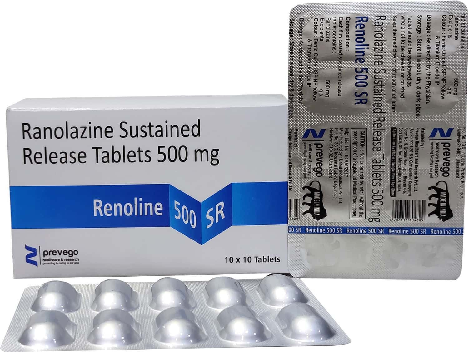 Buy Renoline 500 MG Tablet (10) Online at Flat 15% OFF | PharmEasy