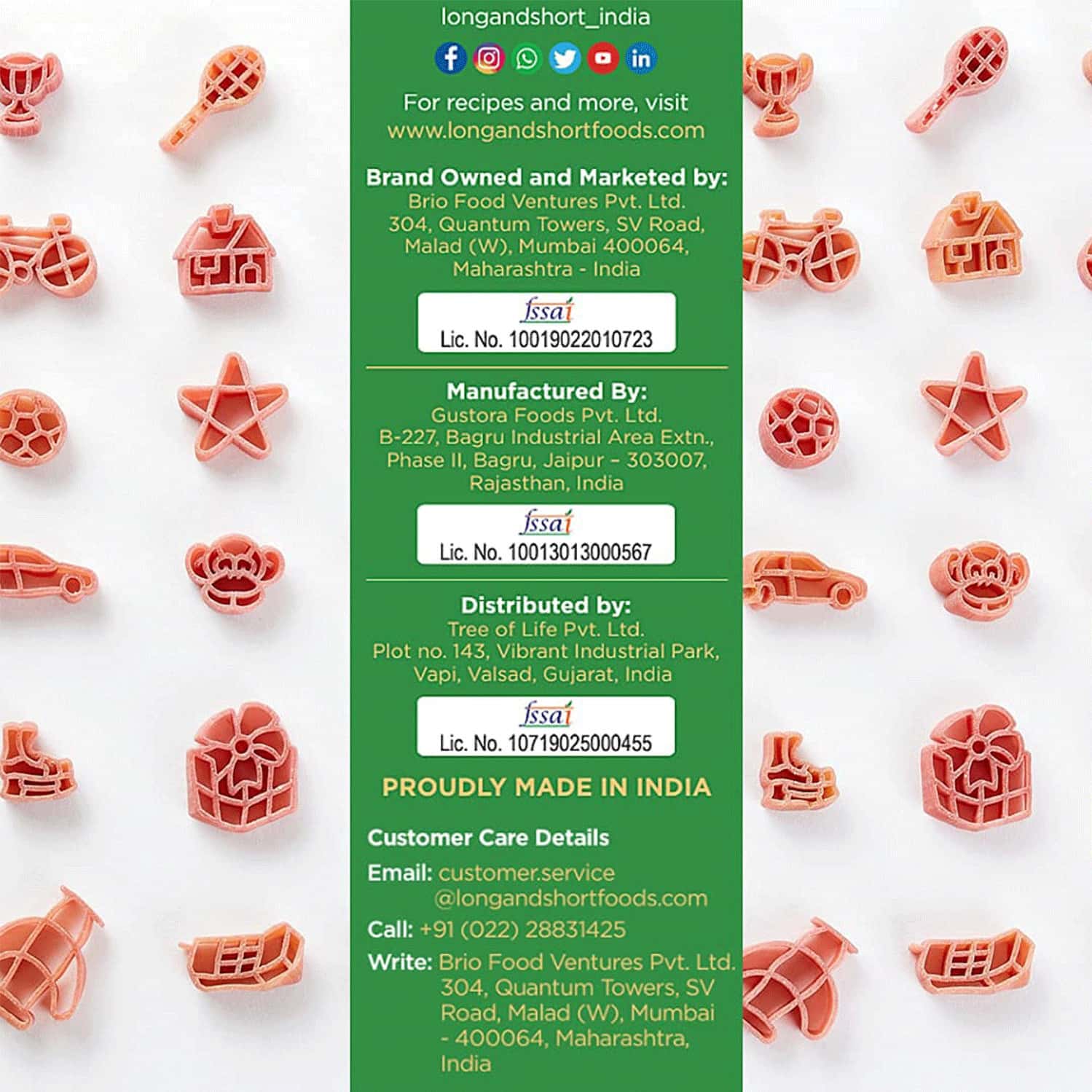 Buy LONG&SHORT VEGGIE KIDS PASTA|FUN SHAPES |BEETROOT PASTA NO MAIDA ...