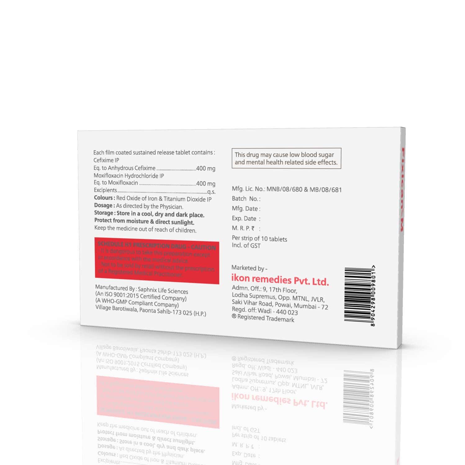 Buy Fixican M Strip Of 10 Tablets Online at Flat 15% OFF | PharmEasy