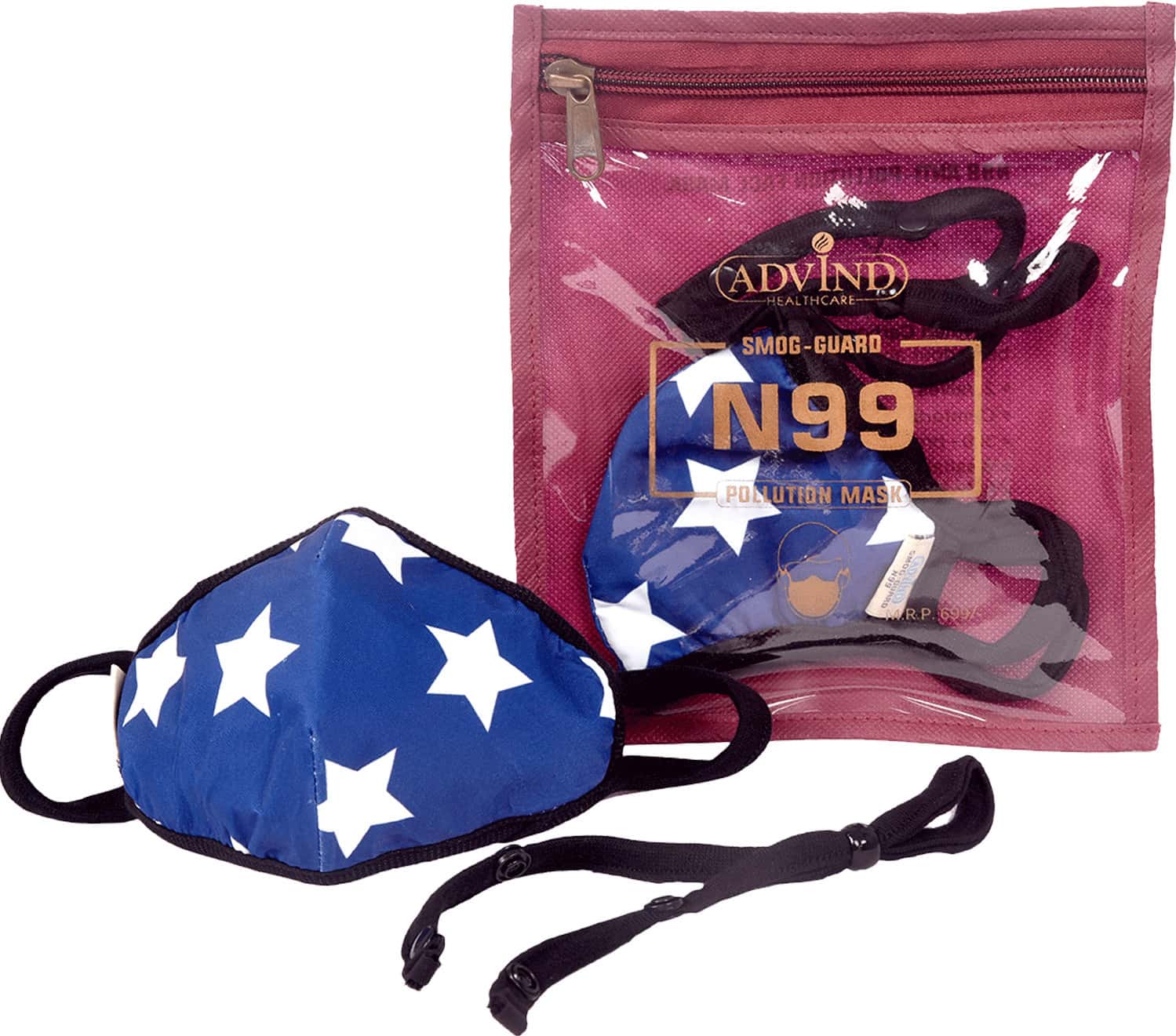 Buy ADVIND HEALTHCARE SMOG GUARD N99 KIDS MASK WITHOUT VALVE - STAR ...
