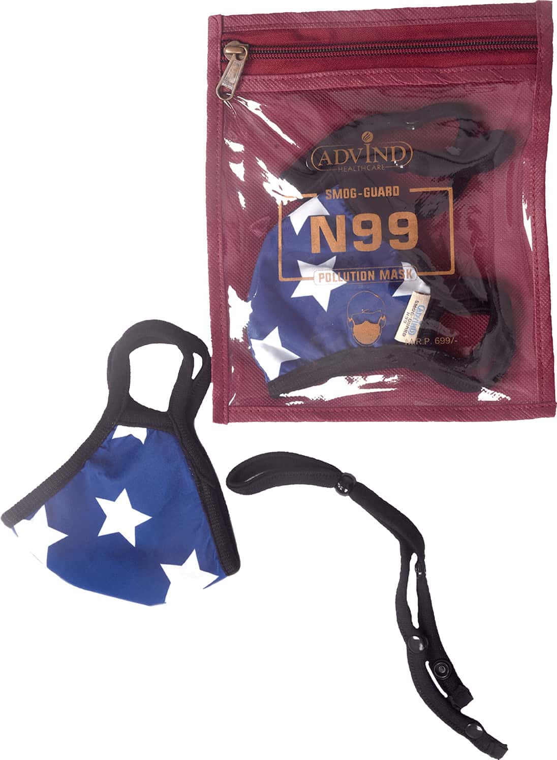 Buy ADVIND HEALTHCARE SMOG GUARD N99 KIDS MASK WITHOUT VALVE - STAR ...