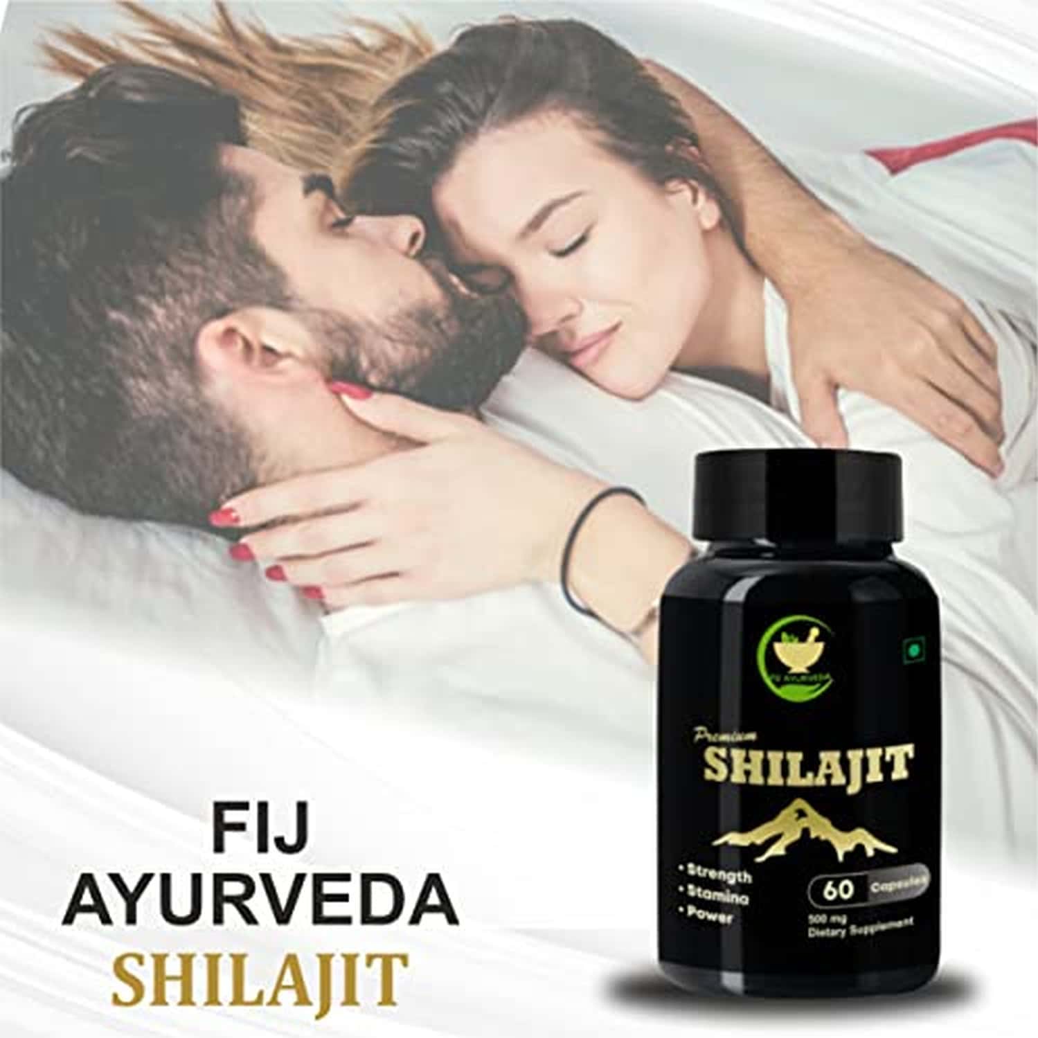 Buy FIJ AYURVEDA PREMIUM SHILAJIT/SHILAJEET EXTRACT CAPSULE|STRENGTH & STAMINA - 500MG 60 NOS, 2 ...