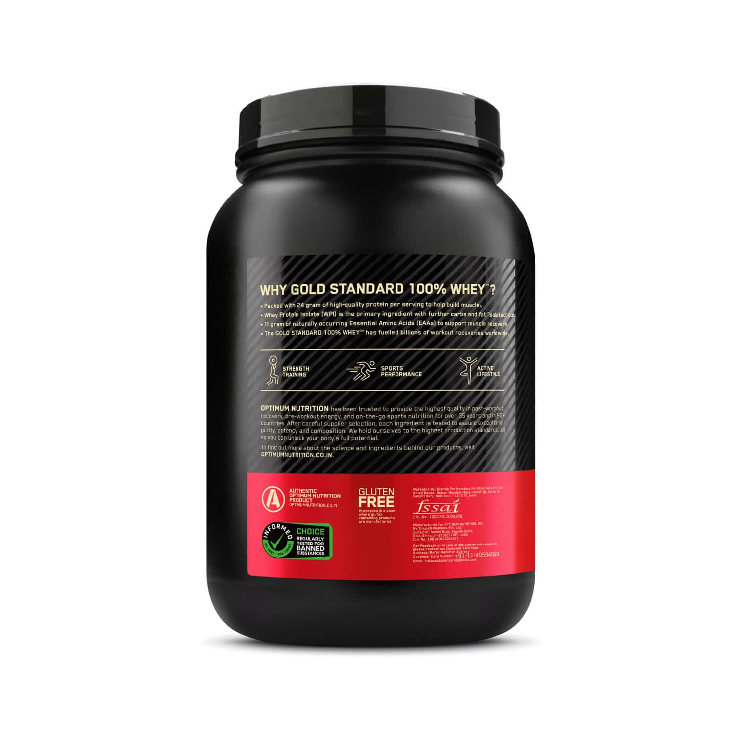Buy OPTIMUM NUTRITION (ON) GOLD STANDARD 100% WHEY PROTEIN POWDER 2 LB, 907G (ALPHONSO MANGO ...