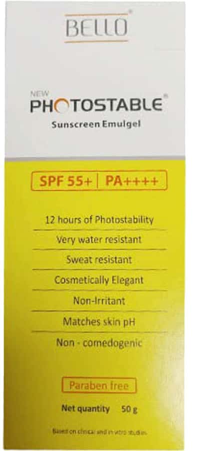 Buy PHOTOSTABLE GOLD MATTE FINISH SPF 55 SUNSCREEN GEL 50G Online & Get ...