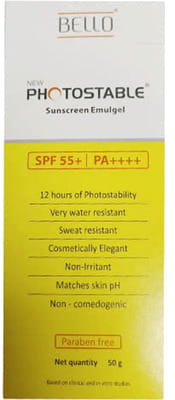 Buy PHOTOSTABLE GOLD MATTE FINISH SPF 55 SUNSCREEN GEL 50G Online & Get ...