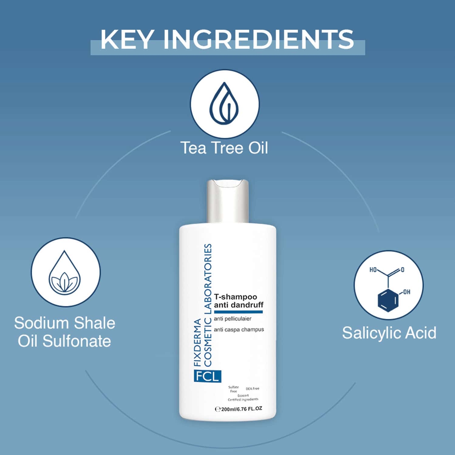 Buy FCL T-SHAMPOO CONTROLS RECURRENCE OF DANDRUFF AND PSORIASIS ...