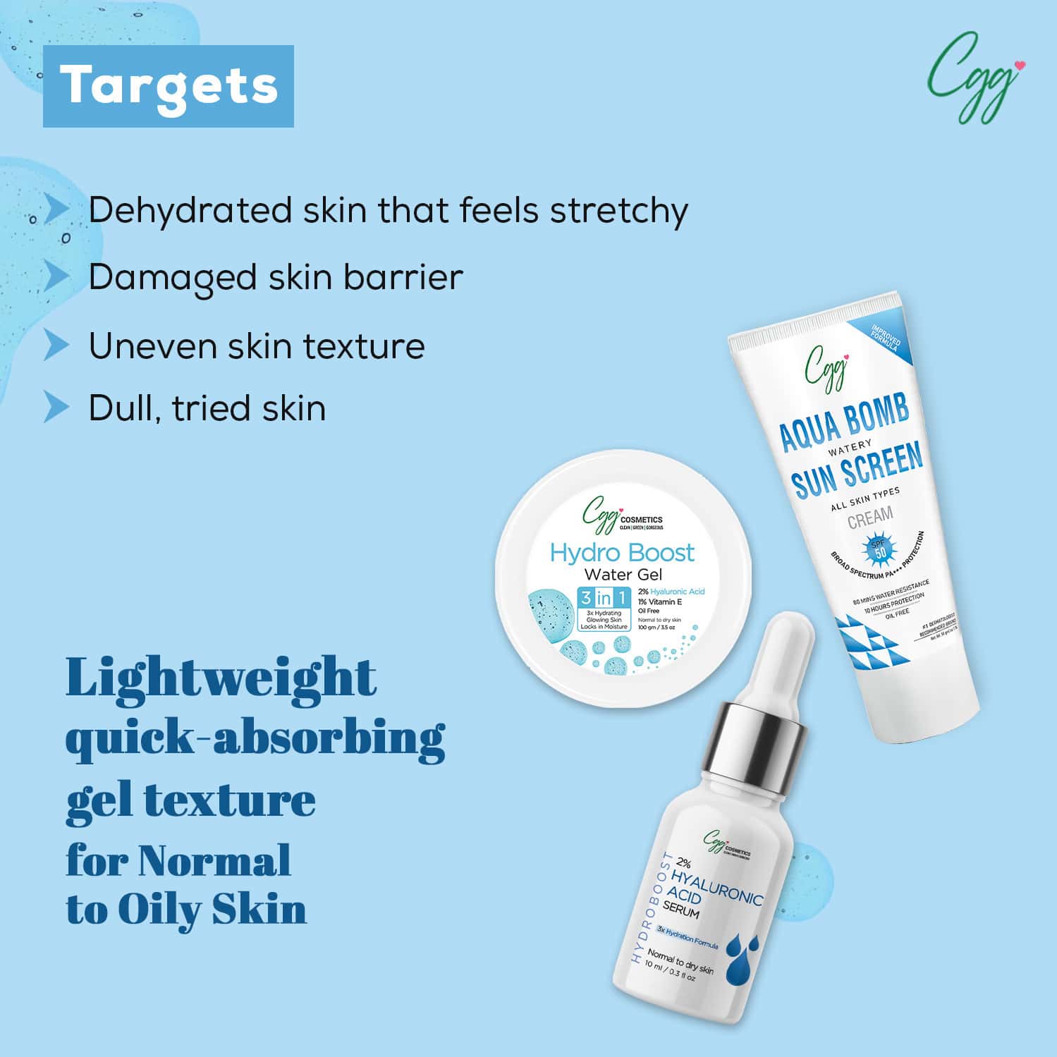 Buy CGG HYDRATION BOOSTER ROUTINE Online & Get Upto 60% OFF at PharmEasy