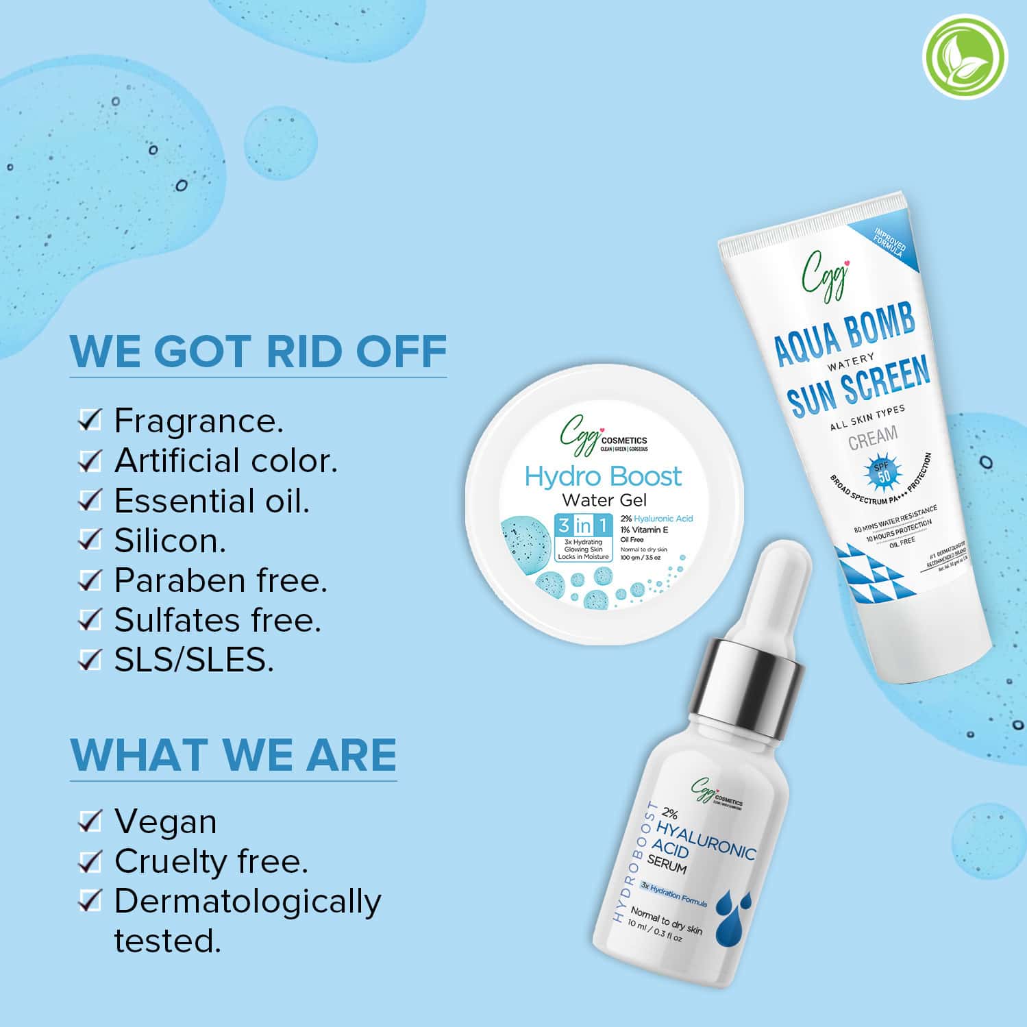 Buy CGG HYDRATION BOOSTER ROUTINE Online & Get Upto 60% OFF at PharmEasy