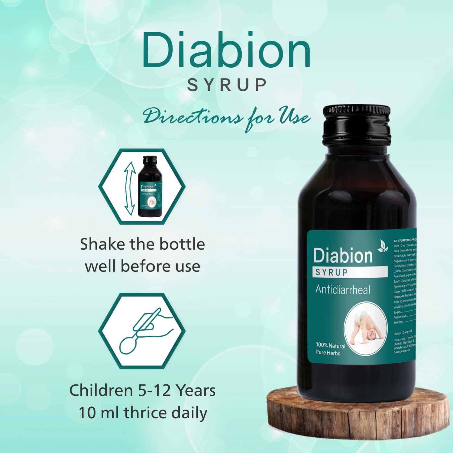 Buy DIABION SYRUP 100 ML | IMPROVES DIGESTION FOR OVERALL DIGESTIVE ...