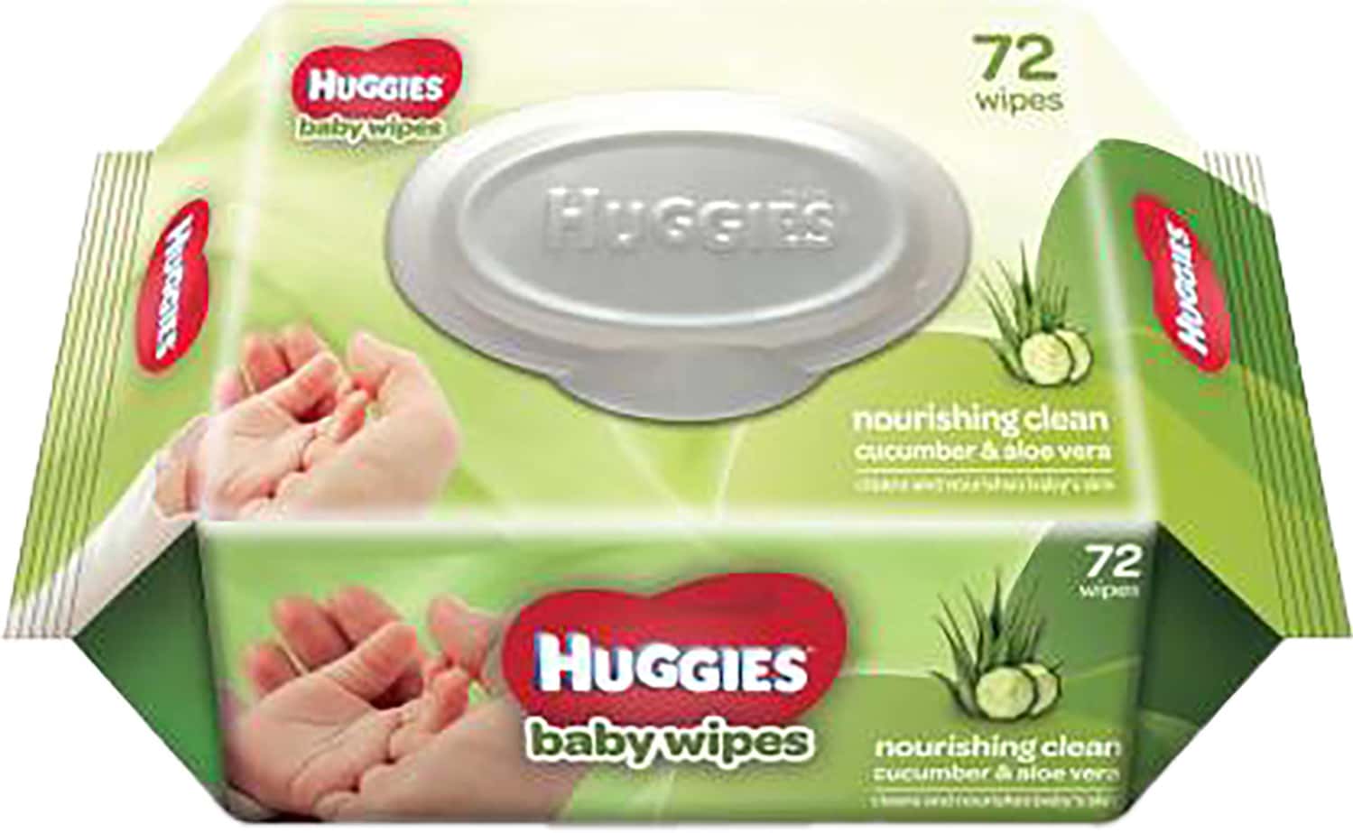 Buy HUGGIES BABY WIPES - CUCUMBER & ALOE (72 COUNT) Online & Get Upto ...