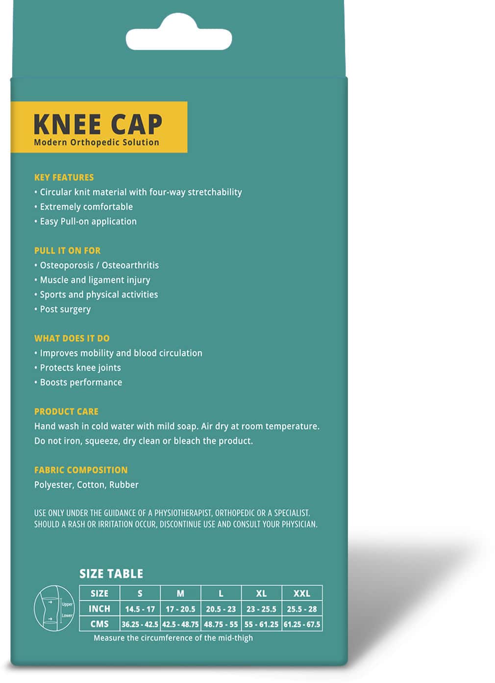 Buy PHARMEASY KNEE CAP (PAIR) - PROTECTS KNEE JOINTS - REDUCES RISK OF ...