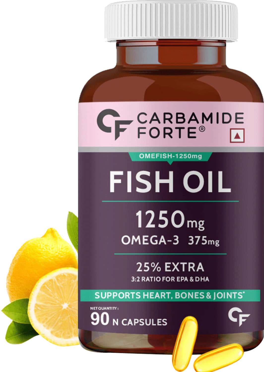 Buy CARBAMIDE FORTE FISH OIL 1250MG WITH OMEGA3 375MG SUPPLEMENT-90 SOFTGEL CAPSULES Online ...