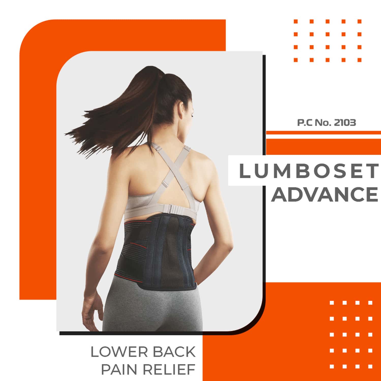 Buy VISSCO LUMBOSET ADVANCE BELT|PROVIDES SUPPORT TO THE LUMBAR SPINE ...