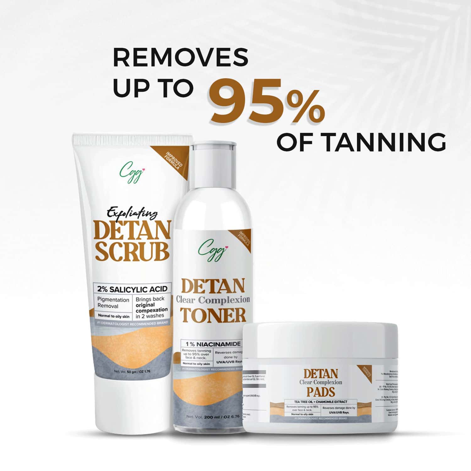 Buy CGG COSMETICS DE-TANNING FACIAL KIT - FOR PIGMENTATION REMOVAL ...