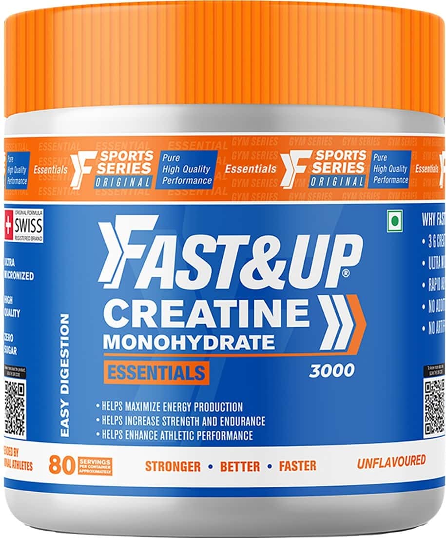 Buy FAST&UP CREATINE MONOHYDRATE ESSENTIALS-FOR LONGER WORKOUT,MUSCLE ...