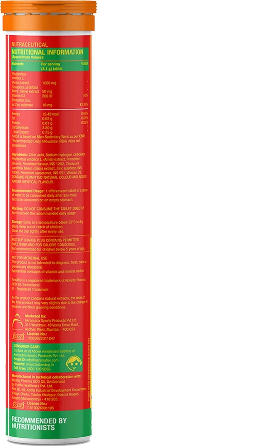 Buy FAST&UP IMMUNITY BOOSTER AND LUNG CARE KIT- CHARGE PLUS VITAMIN C+ ...