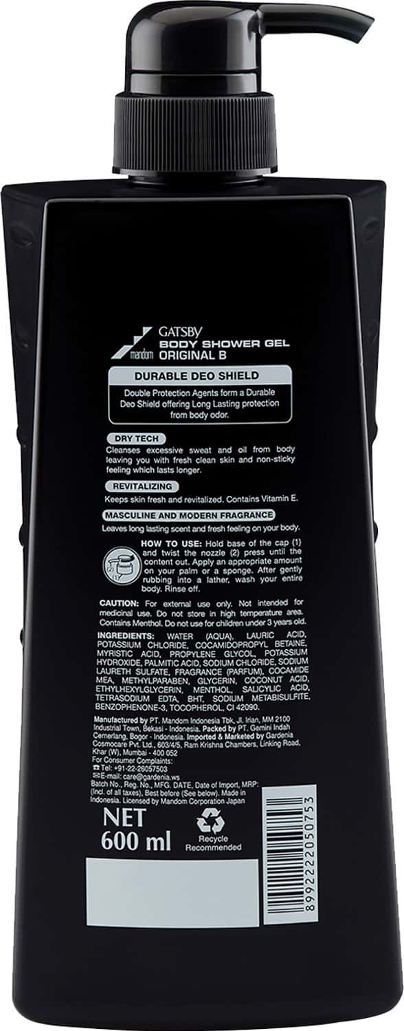 Buy GATSBY BODY SHOWER GEL REFRESH 600ML Online & Get Upto 60% OFF at ...