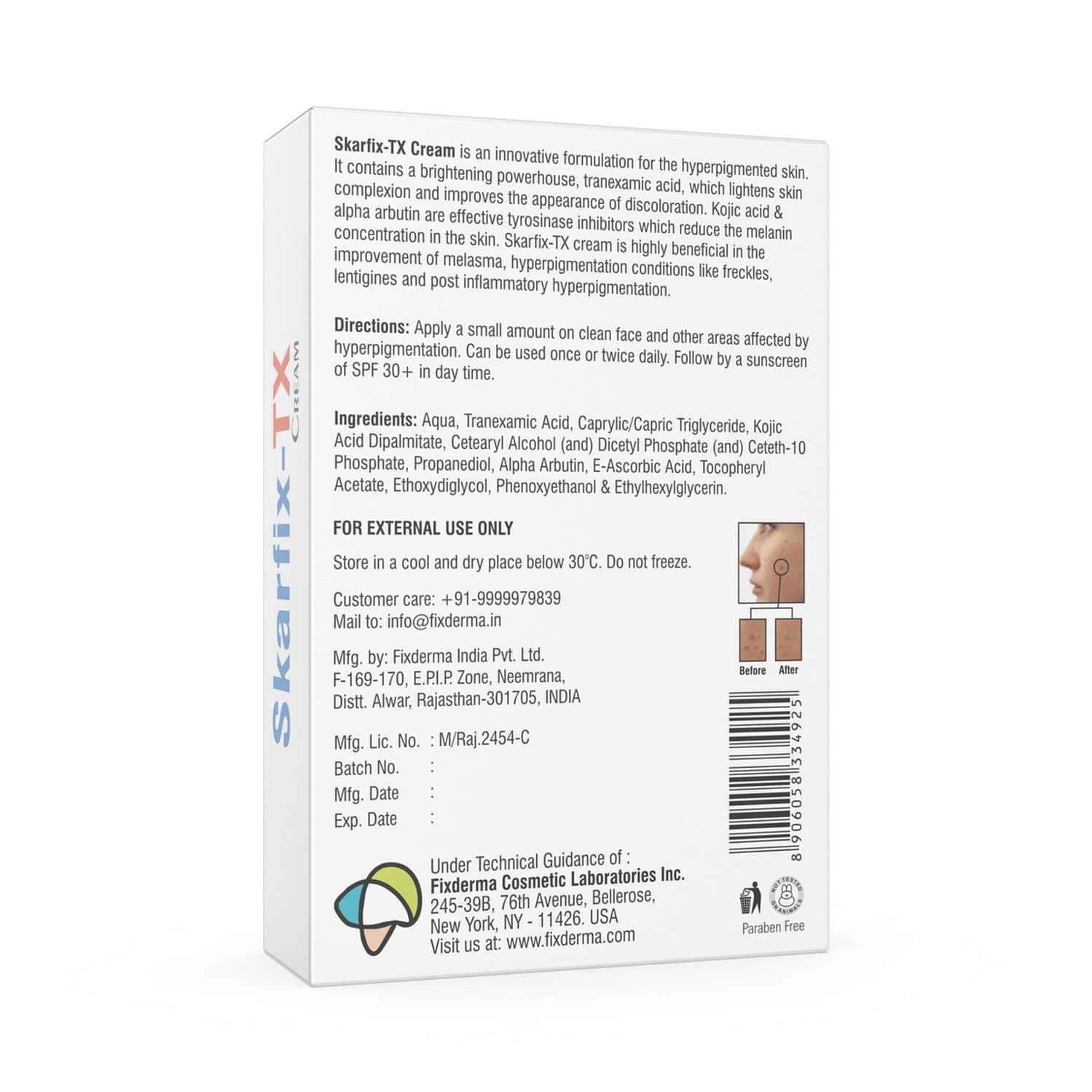 Buy FIXDERMA 10% TRANEXAMIC ACID + 2% KOJIC ACID + 1% ARBUTIN SKARFIX ...