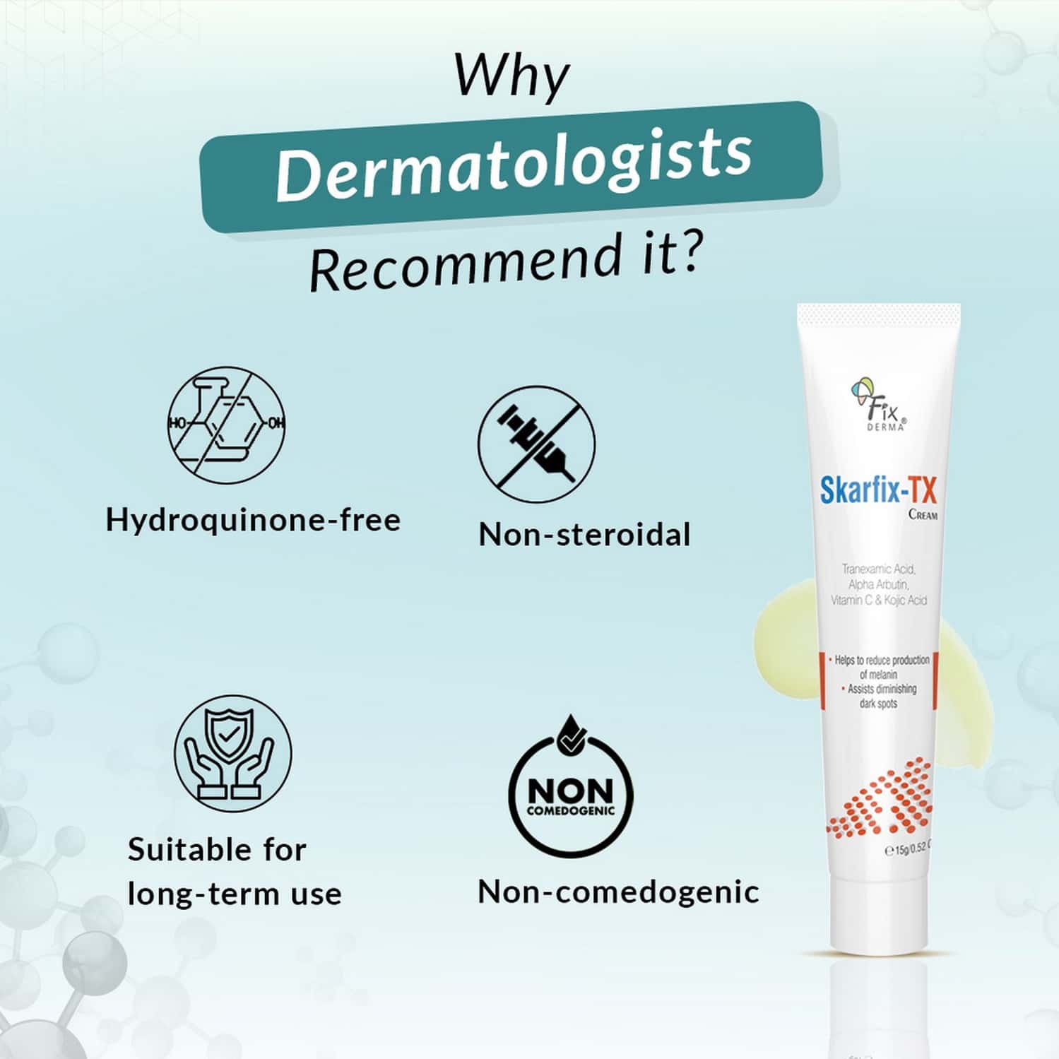 Buy FIXDERMA 10% TRANEXAMIC ACID + 2% KOJIC ACID + 1% ARBUTIN SKARFIX ...