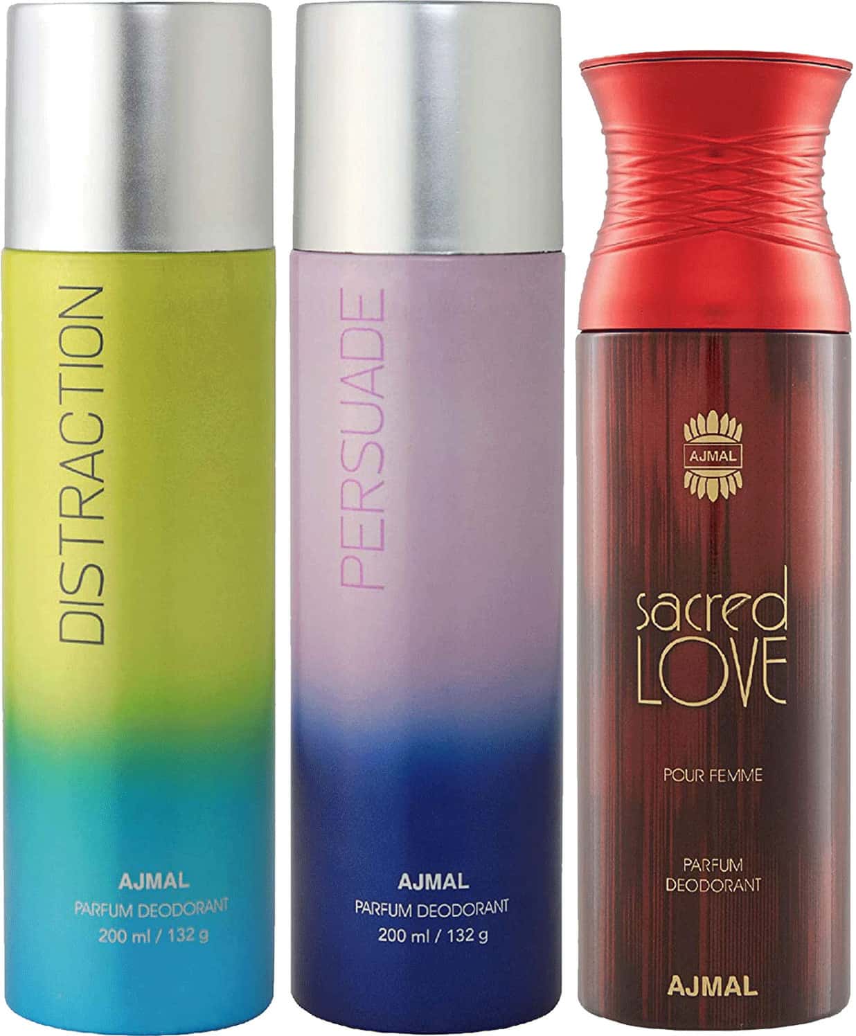 Buy AJMAL SACRED LOVE DEODORANT SPRAY - FOR WOMEN (200 ML, PACK OF 4 ...