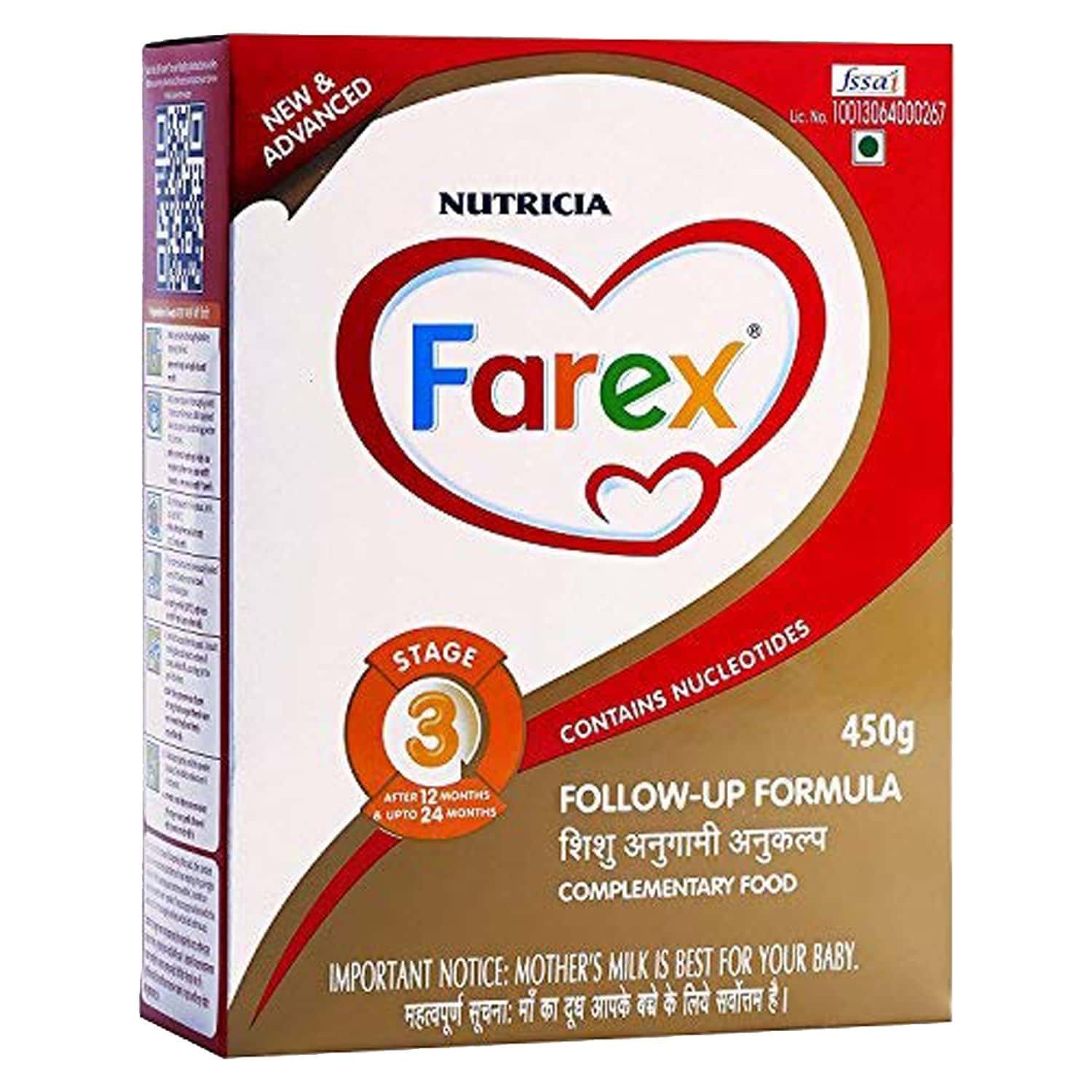 Buy FAREX GENTLE FOLLOW-UP FORMULA STAGE 3 POWDER 400 GM Online & Get ...