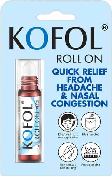 Buy KOFOL ROLL-ON FOR QUICK RELIEF FROM HEADACHE & NASAL CONGESTION ...