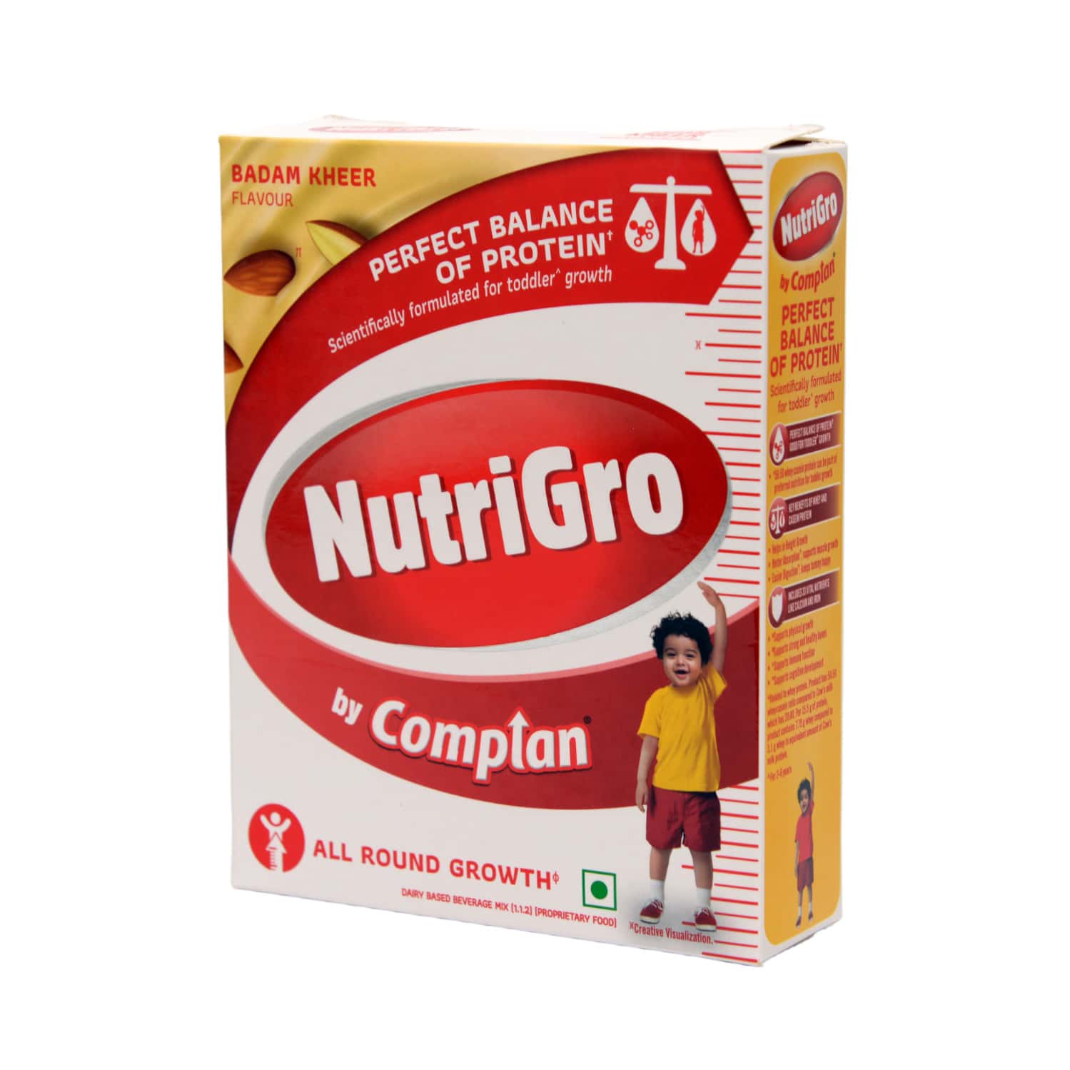 Buy NUTRIGRO BY COMPLAN BADAM KHEER FLAVOUR BOX OF 200GM Online & Get ...