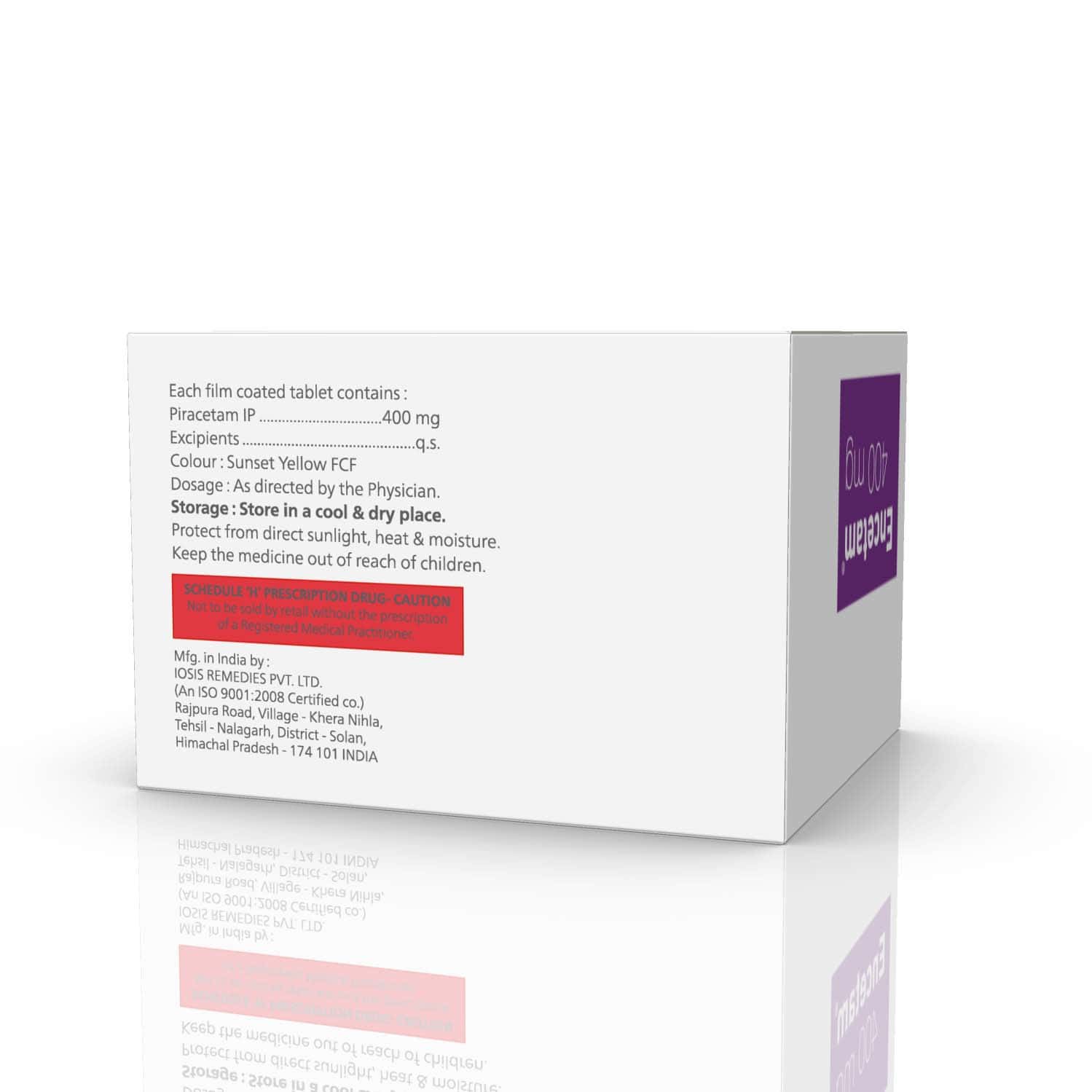 Buy Encetam 400 MG Tablet (10) Online at Flat 15% OFF | PharmEasy