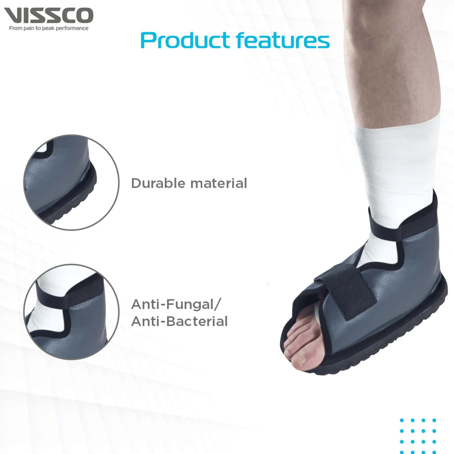 Buy VISSCO CAST SHOE, WATERPROOF PLASTER COVER SHOE, PREVENTS WEAR ...