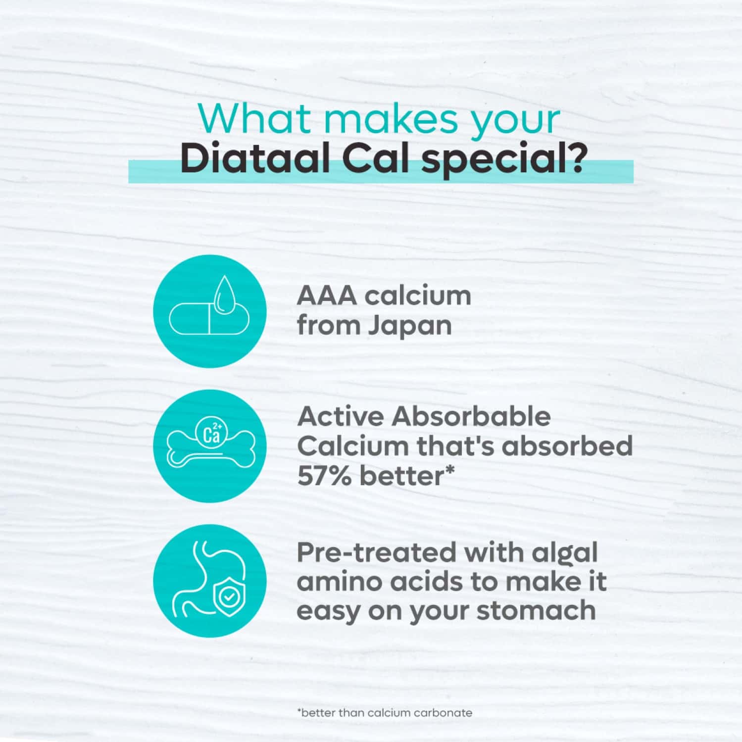 Buy DIATAAL CAL STRONGBONES CALCIUM WITH VIT D3 ACTIVE ABSORBABLE ...