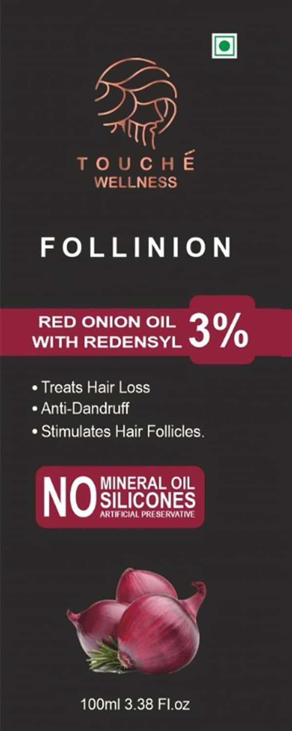 Buy FOLLINION RED ONION HAIR OIL WITH 3% REDENSYL Online & Get Upto 60% ...