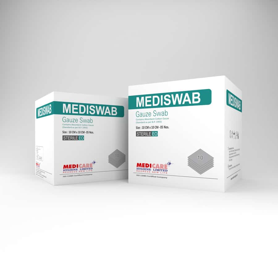 Buy GAUZE SWABS 10 CM X 10 CM BY SOFTSWAB - 4 PCS Online & Get Upto 60% ...