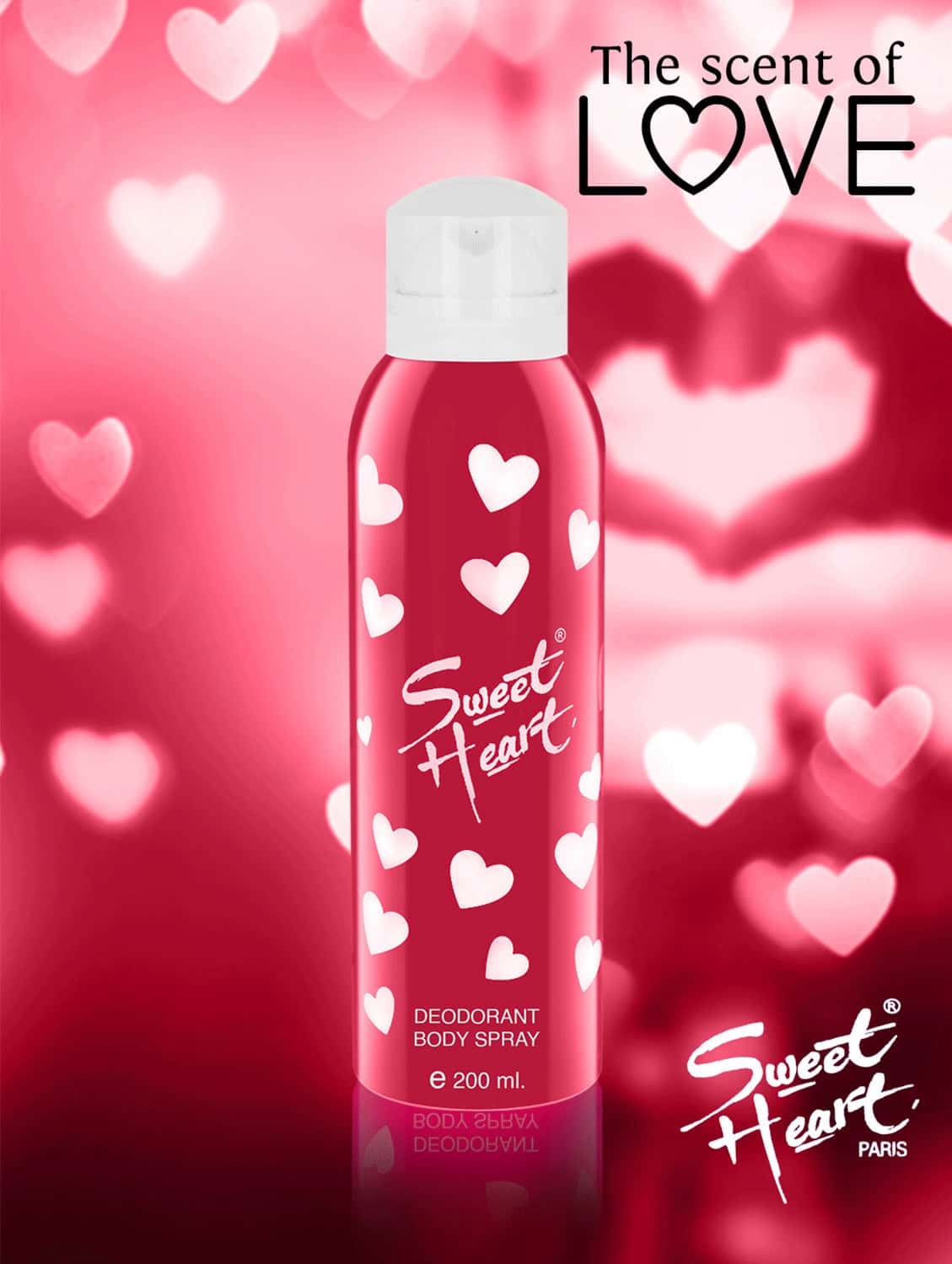 Buy SWEET HEART PINK DEODORANT PERFUMED BODYSPRAY, 200ML Online & Get ...