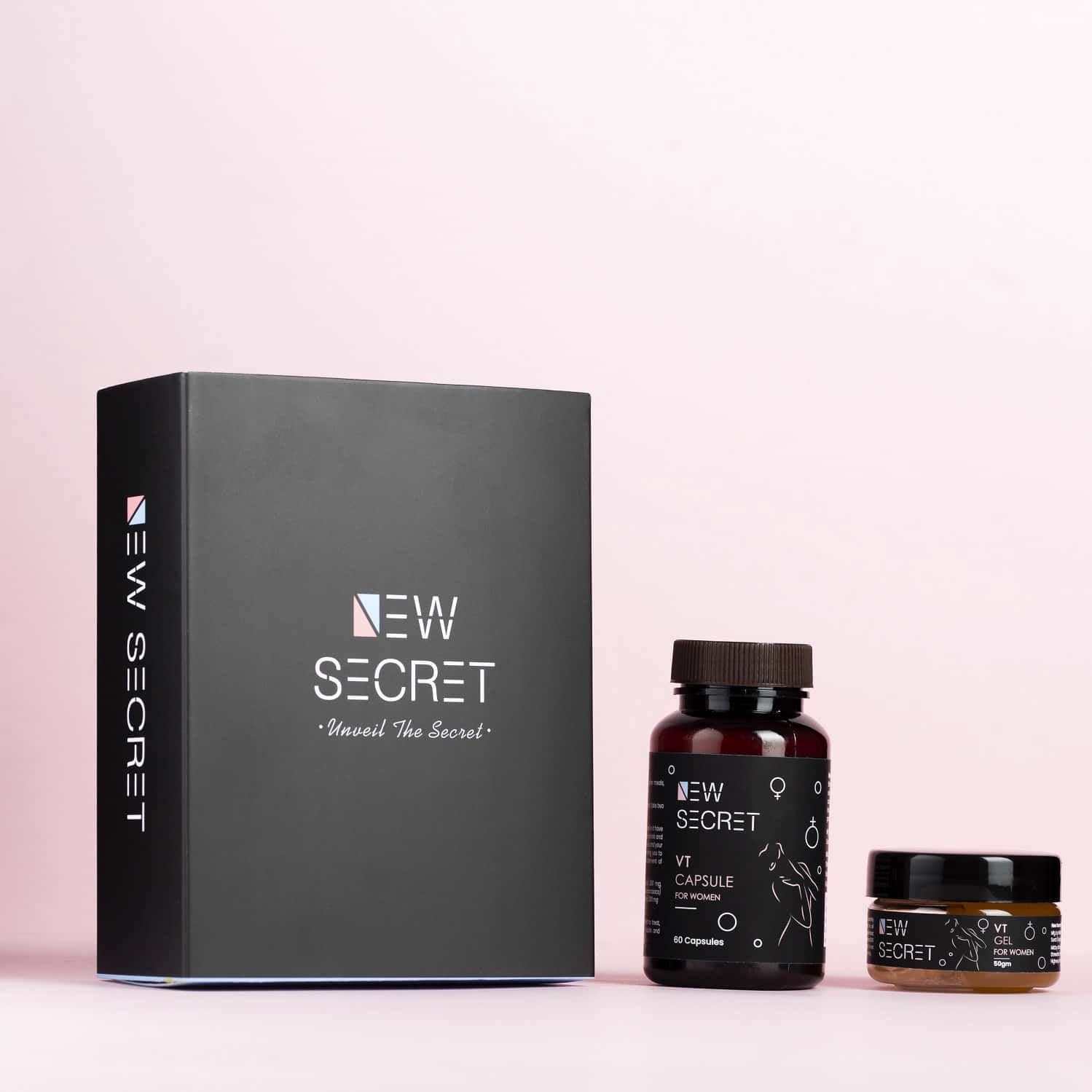 Buy NEWSECRET VT COMBO (60 CAPSULES+50 GM GEL) - FOR WOMEN INTIMATE ...