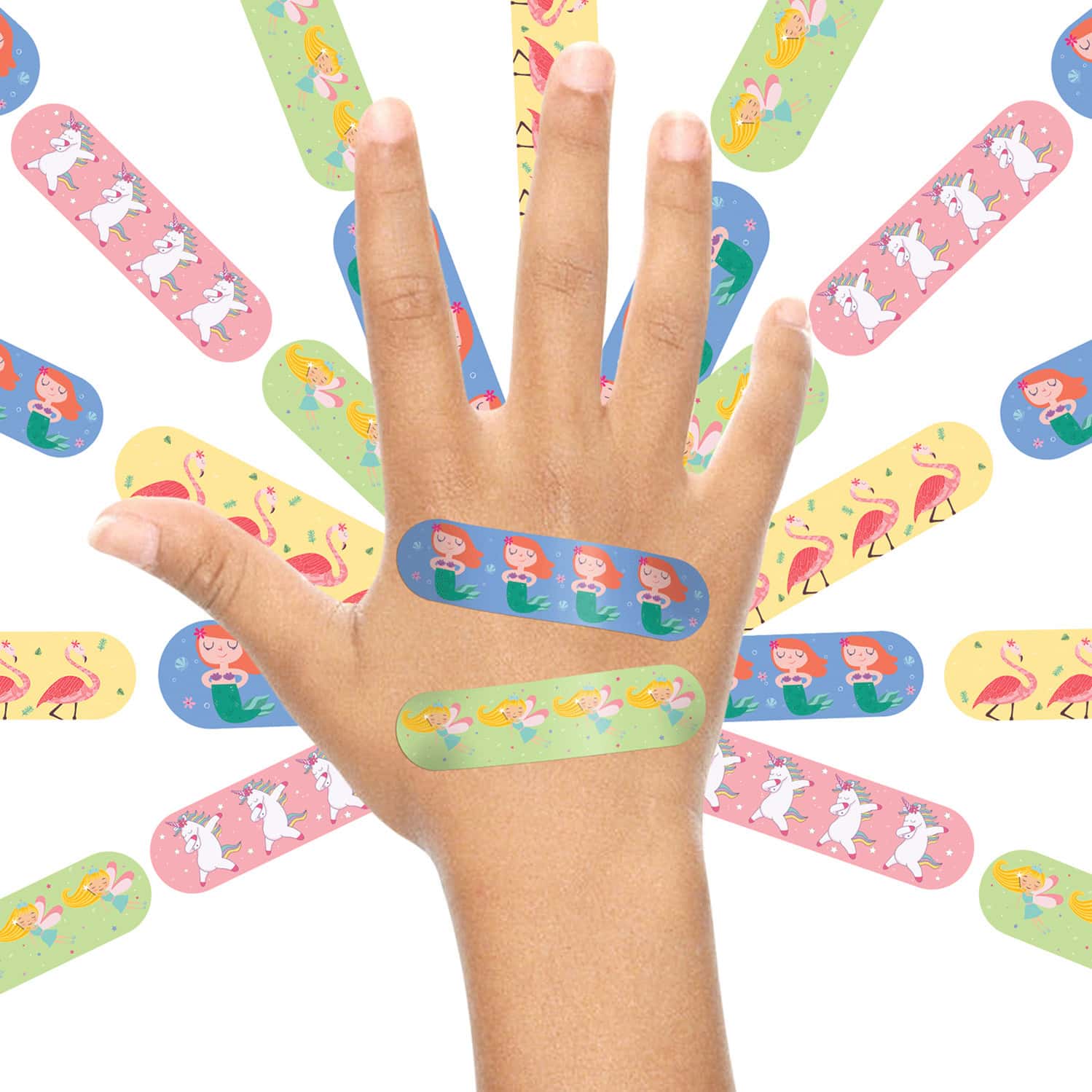 Buy OUCHIE NON-TOXIC PRINTED BANDAGES SET OF 2 (40 BANDAGES) - PINK ...