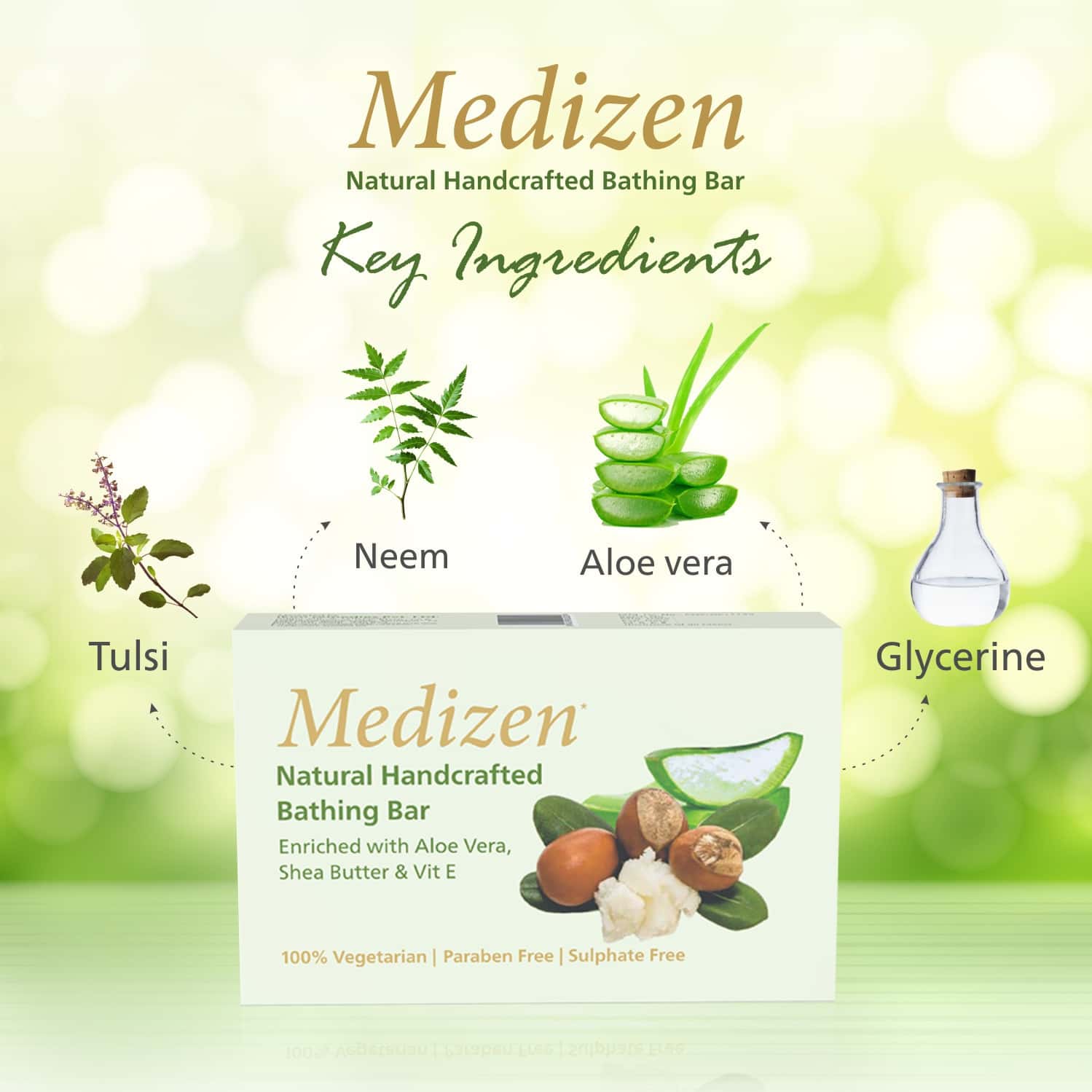 Buy MEDIZEN BATHING BAR 75 GM | NEEM & TULSI | PH BALANCED (PACK OF 3 ...