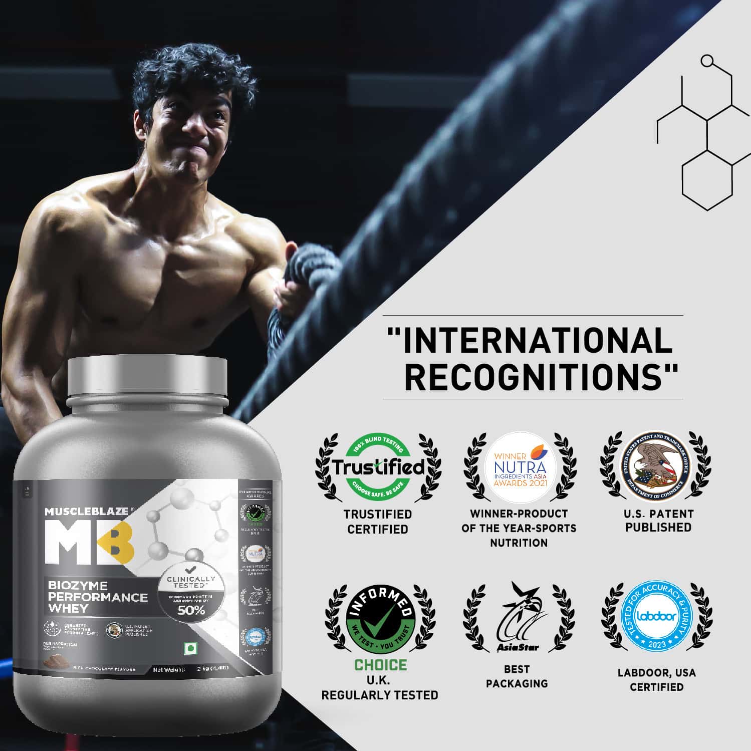 Buy MUSCLEBLAZE BIOZYME PERFORMANCE WHEY PROTEIN WITH CREATINE ...
