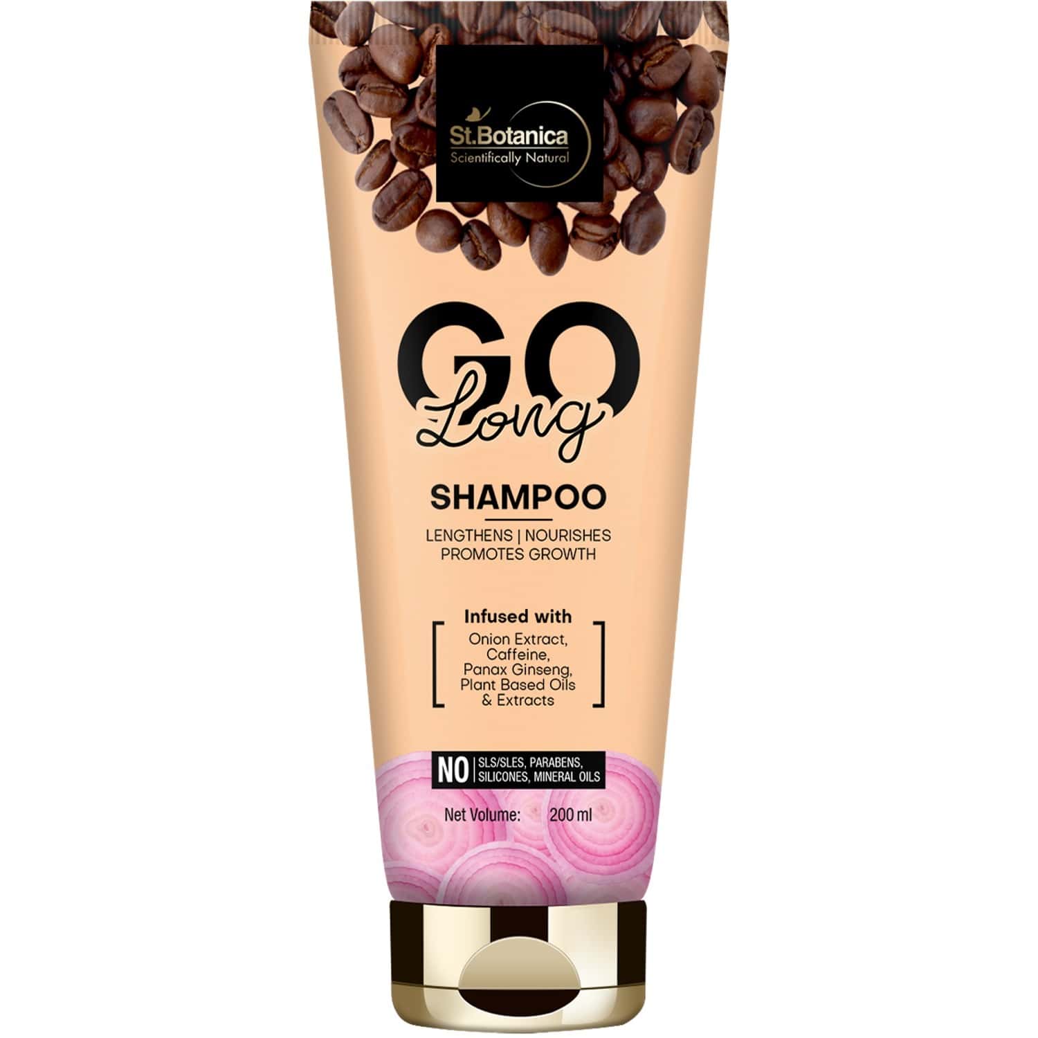 Buy ST.BOTANICA GO LONG HAIR SHAMPOO - WITH ONION OIL, CAFFEINE, PANAX ...