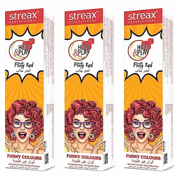Buy STREAX PROFESSIONAL HOLD & PLAY FUNKY COLOURS HAIR COLOR 100G ...