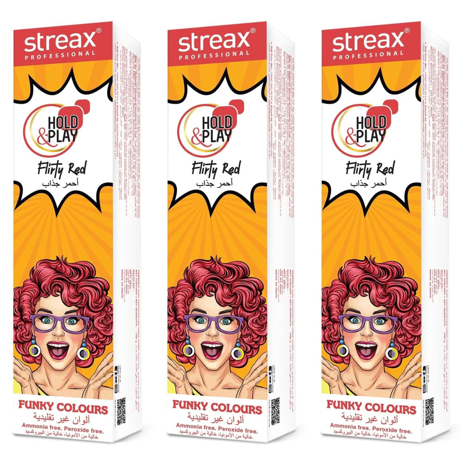 Buy STREAX PROFESSIONAL HOLD & PLAY FUNKY COLOURS HAIR COLOR 100G ...