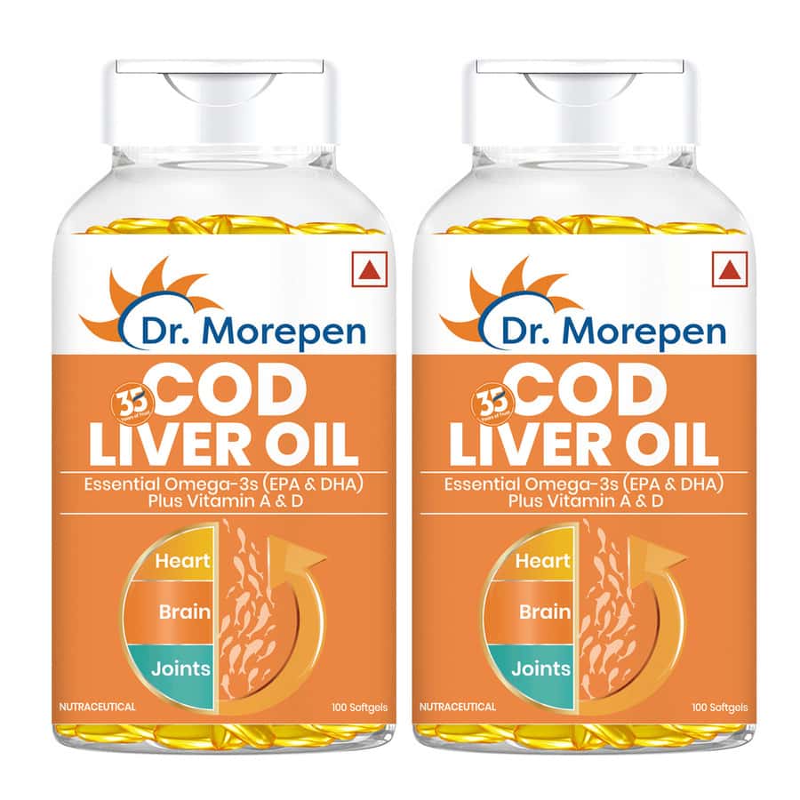 Buy SEACOD COD FISH LIVER OIL 100 SOFTGEL CAPSULES WITH NATURAL OMEGA3 |VITAMIN D & A | BUILDS ...