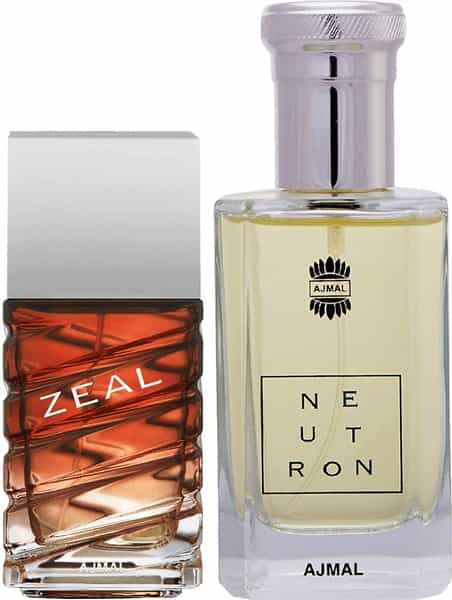Buy AJMAL ZEAL EAU DE PARFUM 100ML PERFUME FOR MEN AND NEUTRON EAU DE PARFUM 100ML PERFUME FOR ...