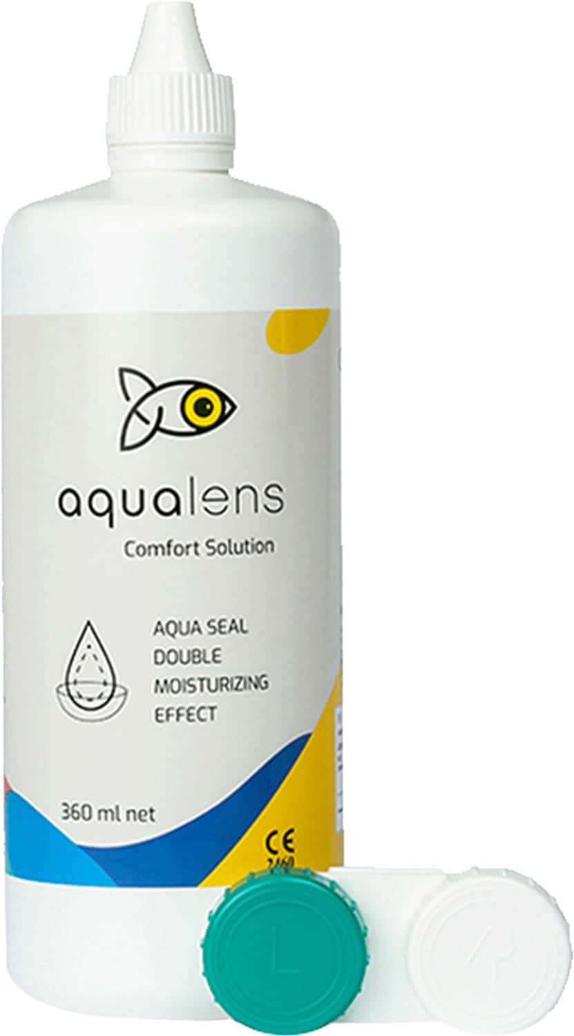 Buy AQUALENS COMFORT CONTACT LENS SOLUTION VALUE PACK OF 2 (360ML EACH ...
