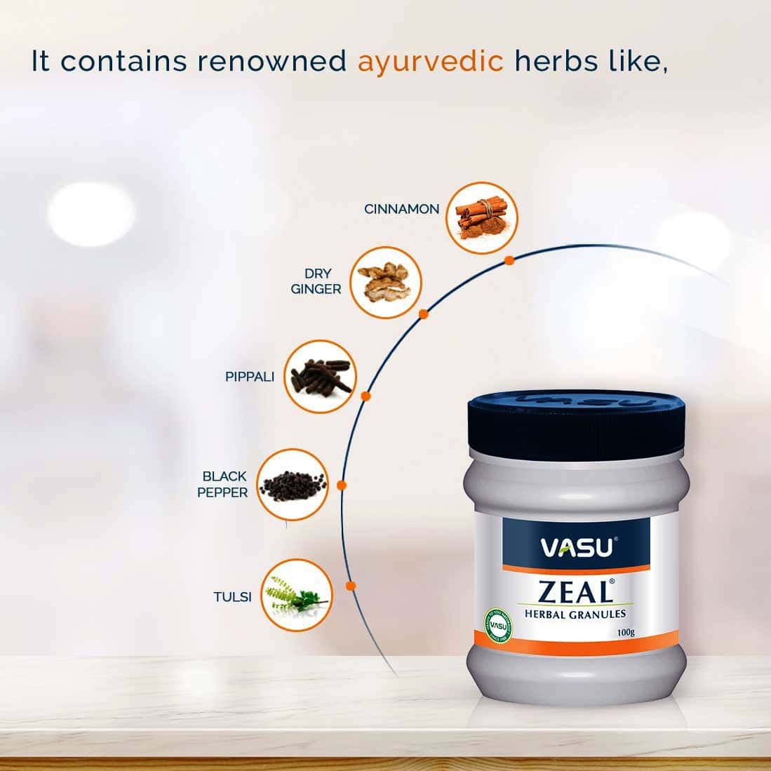 Buy VASU ZEAL HERBAL GRANULES - 100G Online & Get Upto 60% OFF at PharmEasy