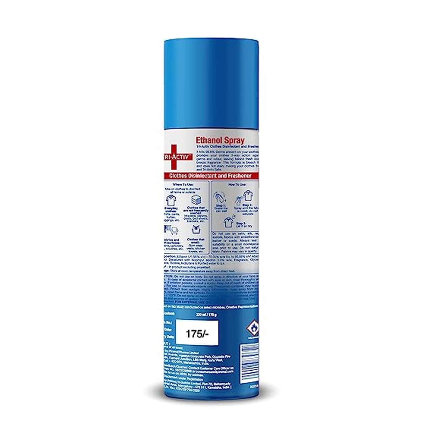 Buy TRI-ACTIV DISINFECTANT SPRAY (230ML) + CLOTHES DISINFECTANT AND ...