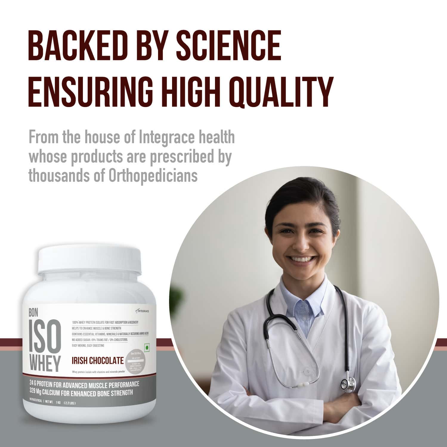 Buy BON ISO WHEY 100% PROTEIN ISOLATE|1 KG 33 SERVINGS |MUSCLE STRENGTH ...