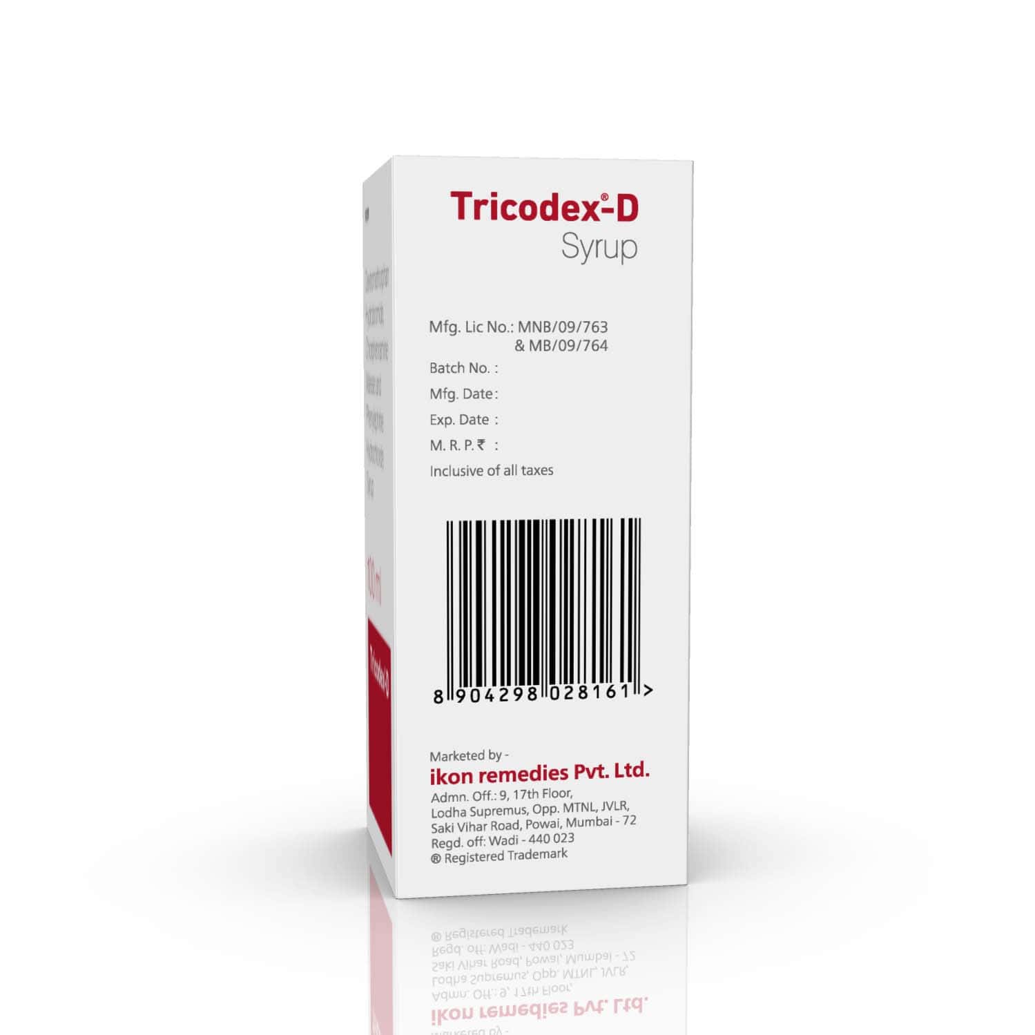 Buy TRICODEX-D SYRUP 100 ML Online & Get Upto 60% OFF at PharmEasy