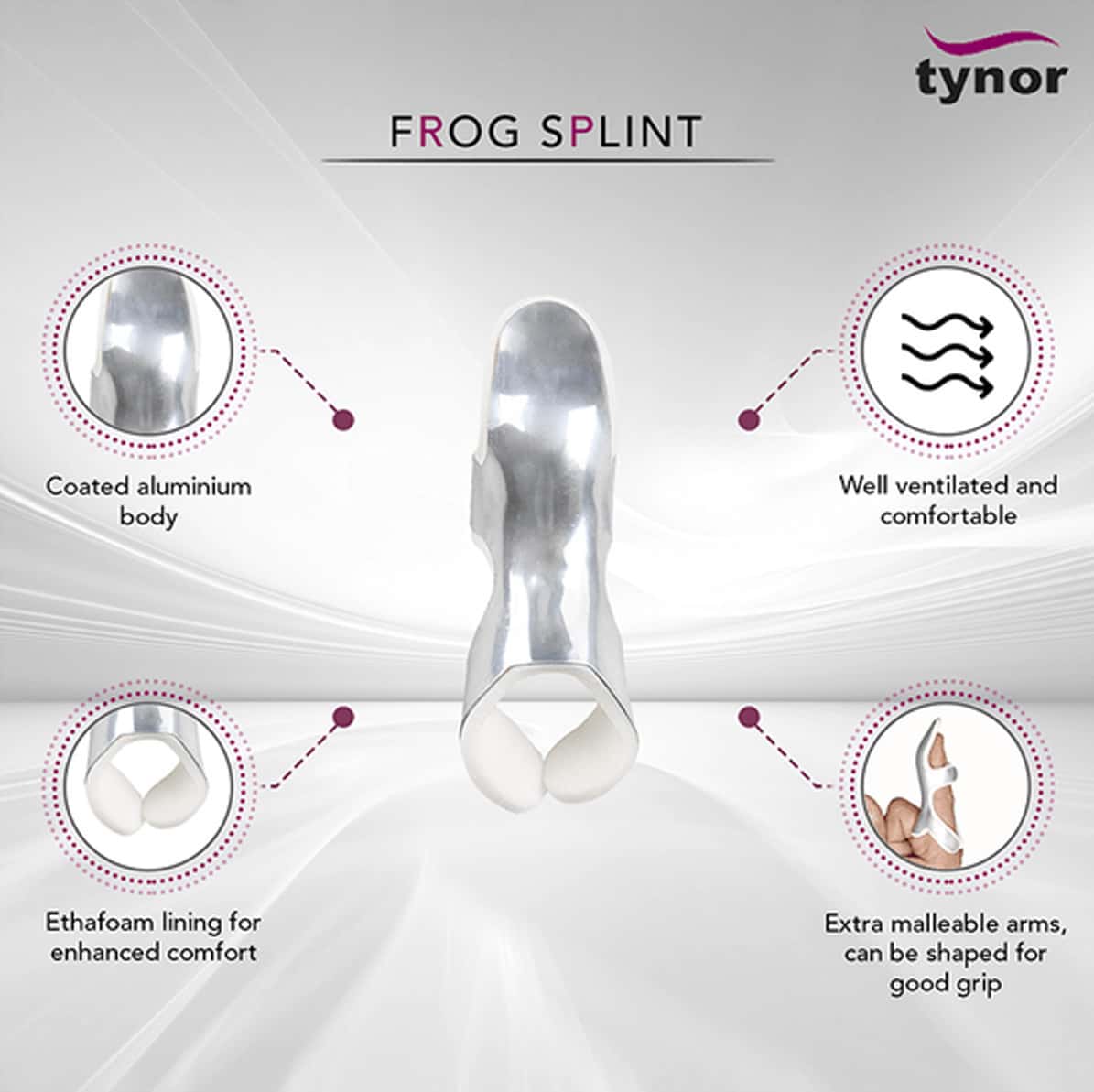 Buy TYNOR F-04 FROG SPLINT SIZE LARGE Online & Get Upto 60% OFF at PharmEasy