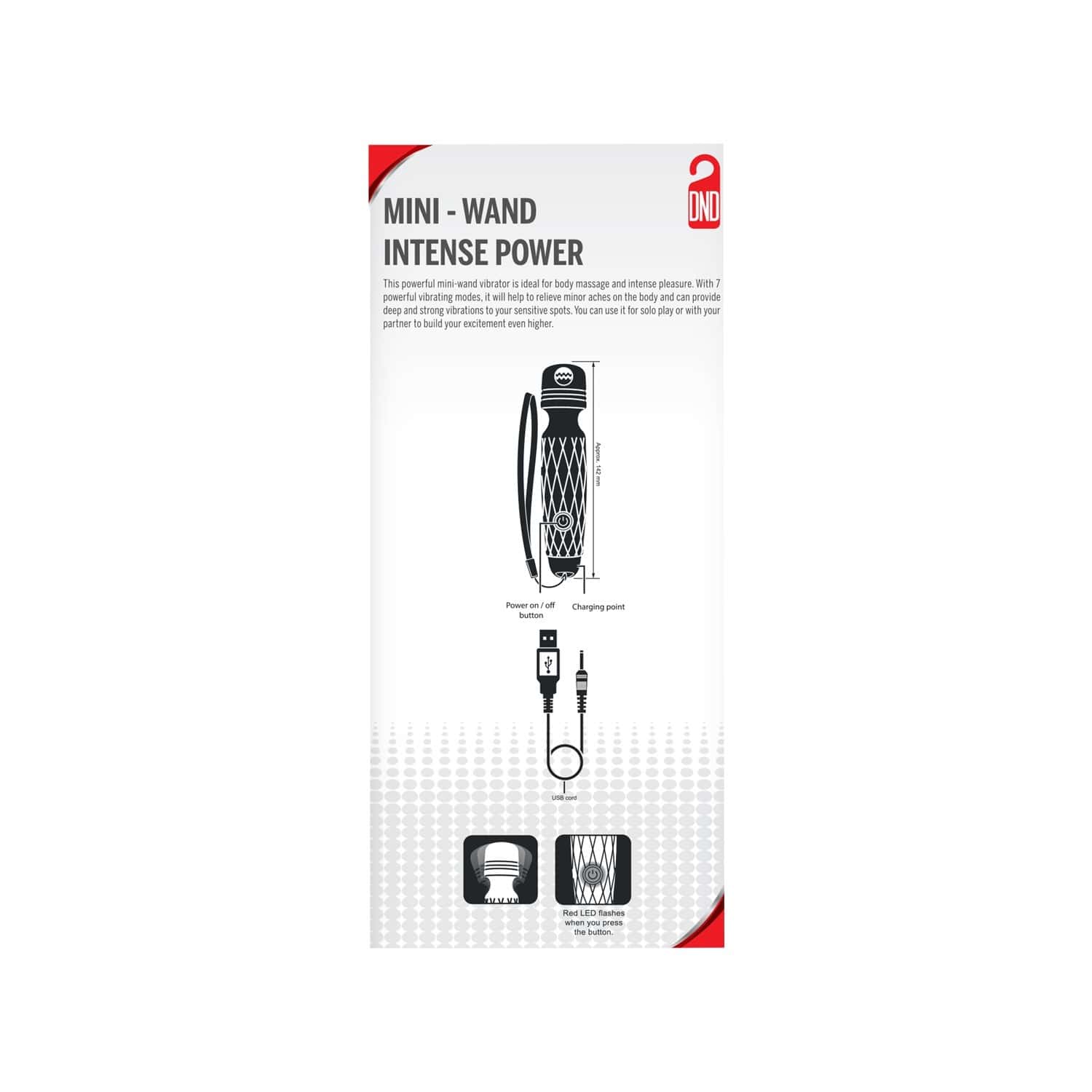 Buy DND MINI INTENSE POWER CLITORAL VIBRATING WAND Online & Get Upto 60 ...